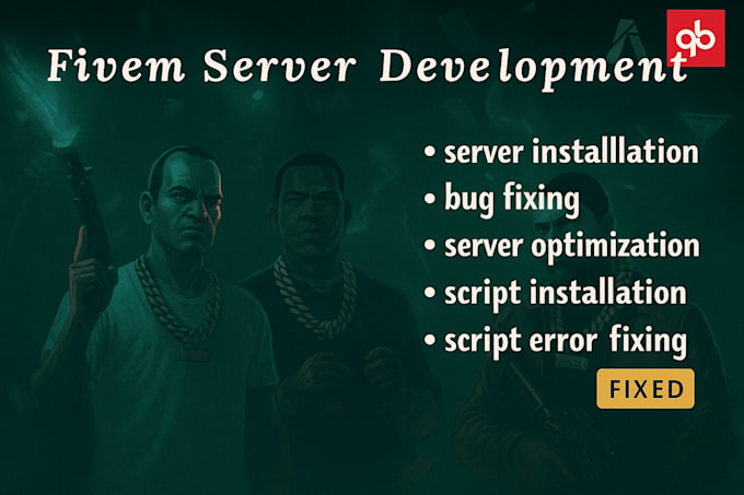 Develop fivem server fix fivem bugs fix script bug and script bugs by Denison00 | Fiverr