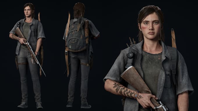 Do psx ps1 ps2 and n64 3d game characters modeling ue5 game ready model ...