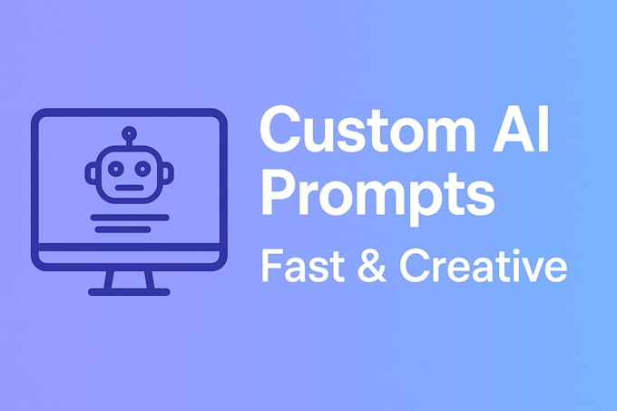 Create optimized prompts for ai text and image by Lerancier | Fiverr