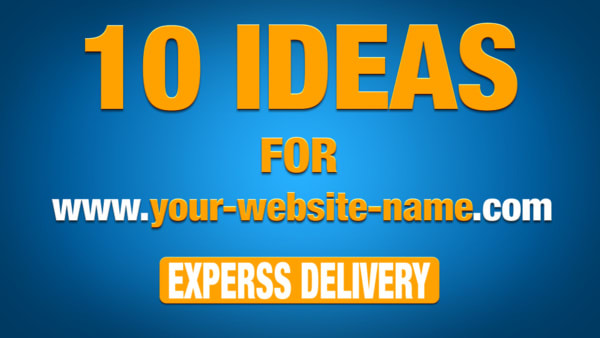 Give you 10 ideas for your new website name by Theodorus | Fiverr