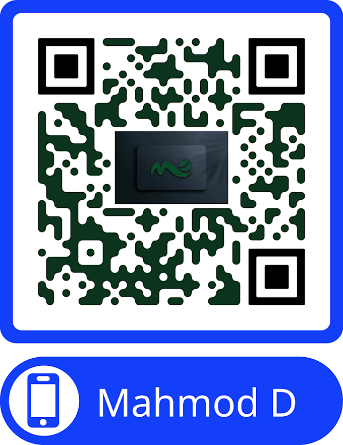 Generation custom qr code design with your logo in middle by Mahmoud ...