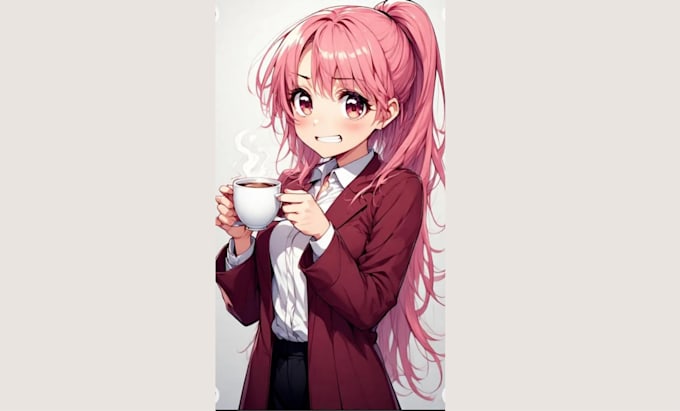 Design 2d anime style, anime illustration, anthro design by Jennyfurry ...