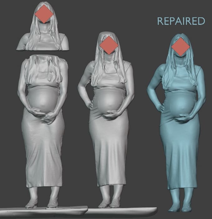 Repair 3d scans for 3d print by Jackdeeper | Fiverr