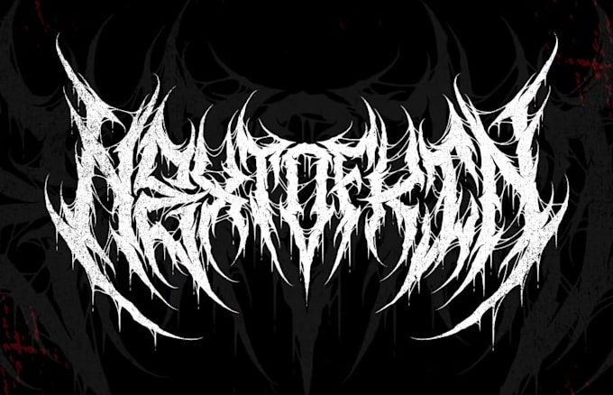 Custom deathcore metal logo with extreme aesthetics by Gordon_hardin3 ...