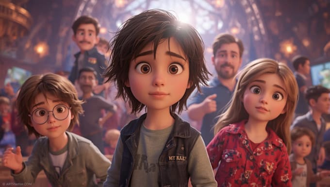 Create cinematic ai powered 3d pixar style animations by Fenzi_pixar ...