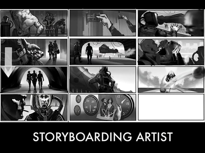 Turn script into a detailed comic storyboard with panel layouts or ...