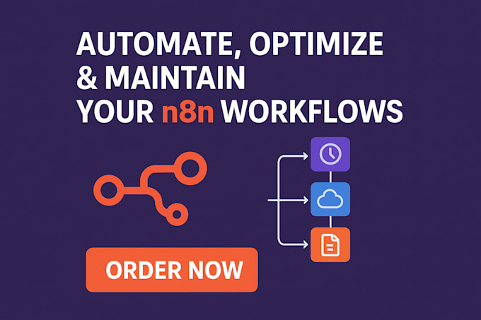 Create n8n workflow, n8n automation, n8n expert, n8n ai agent by Dan_automator | Fiverr