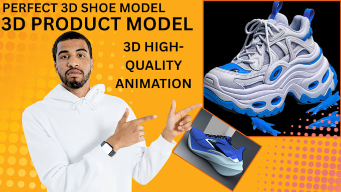 Design 3d sneakers 3d shoe animation, rendering, and footwear design by ...