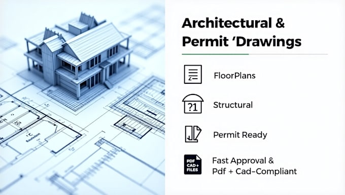 Do architectural building permit drawing structural drawings for permit approval by Clinimate3d ...