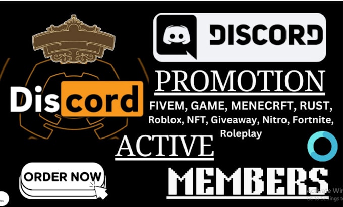 Promote and advertise discord server, gaming server for superfast ...