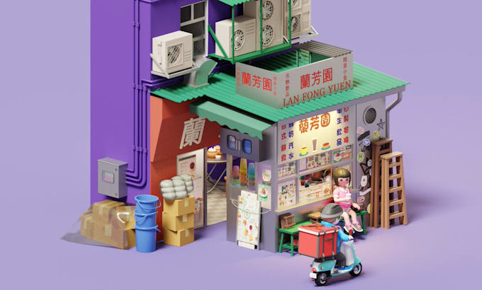 Create 3d isometric animated illustrations for your game assets, sprite ...