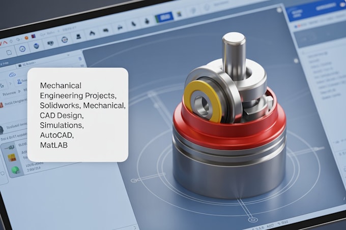 Do mechanical engineering projects on solidworks, mechanical design ...