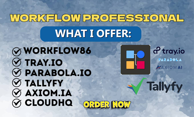 Automate workflows with workflow86, n8n, tray io and parabola io for efficiency by Ella_griffin1 ...