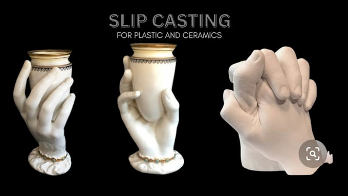 Design 3d plaster slip casting mold for ceramics, plastic ready for 3d ...