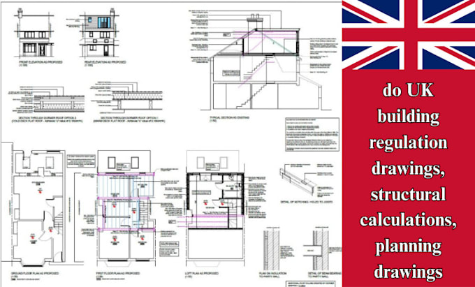 Do uk building regulation drawings, structural calculations, planning drawings by Ethanmarshall6 ...