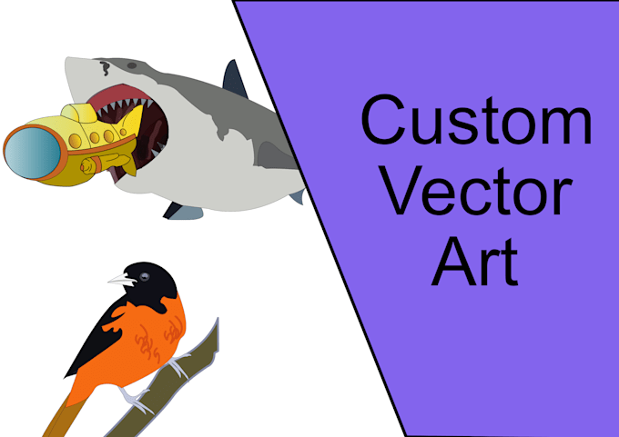 Convert logo or image to vector cartoon art and create your ...