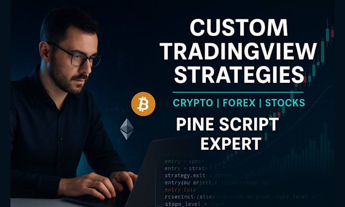 Create advanced tradingview strategies and alerts in pine script by Encrypted_1 | Fiverr
