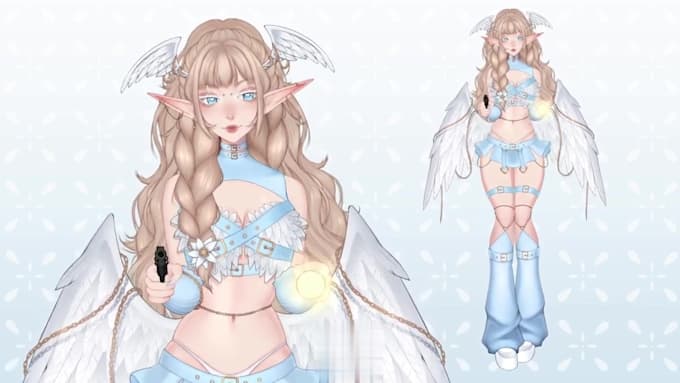 Design vtuber model live2d model rigging for vtuber by Astralume | Fiverr