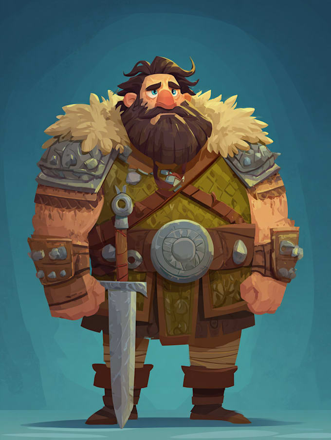 Draw 2d game characters and game assets by Omariheld | Fiverr