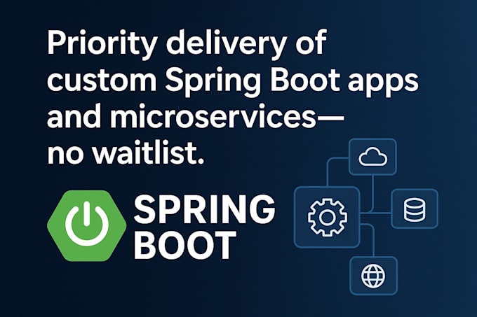 Develop java applications, restful apis and microservice using spring framework by ...
