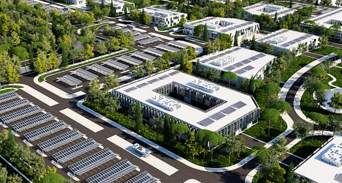 Recreate 3d architecture landscape,urban visualization, exterior design ...