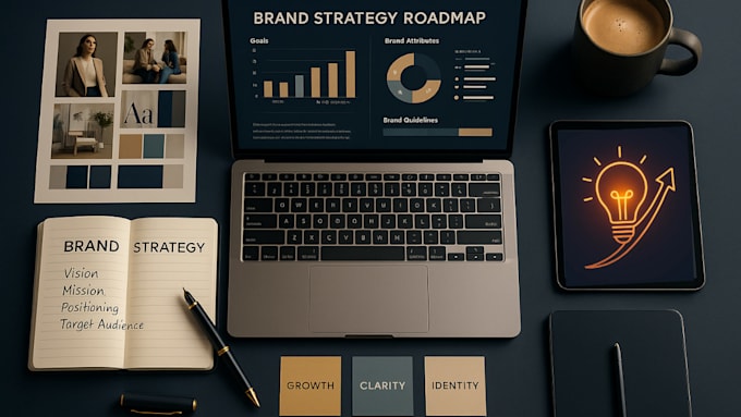 Create your brand marketing strategy, story, persona, mission vision ...