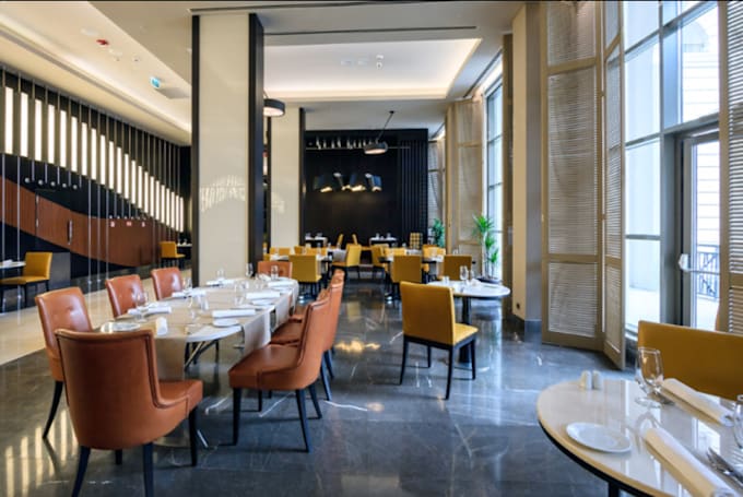 Create modern restaurant, café, bakery interior designs with 3d ...