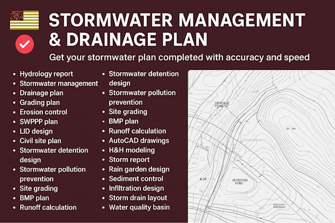 Swppp erosion control drainage plan stormwater grading plan hydrology ...