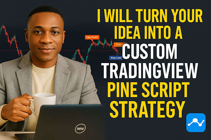 Turn your idea into custom tradingview pine script strategy by Evansmarti | Fiverr