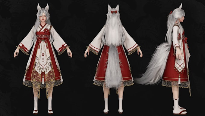 Model, rig and optimize vrchat, vroid, gmod, vrm, vtuber avatar with ...