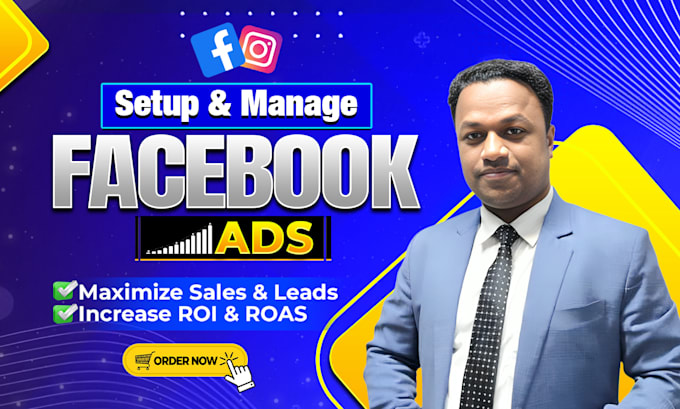 Setup facebook ads campaign, instagram ads, be meta ads manager, fb ...