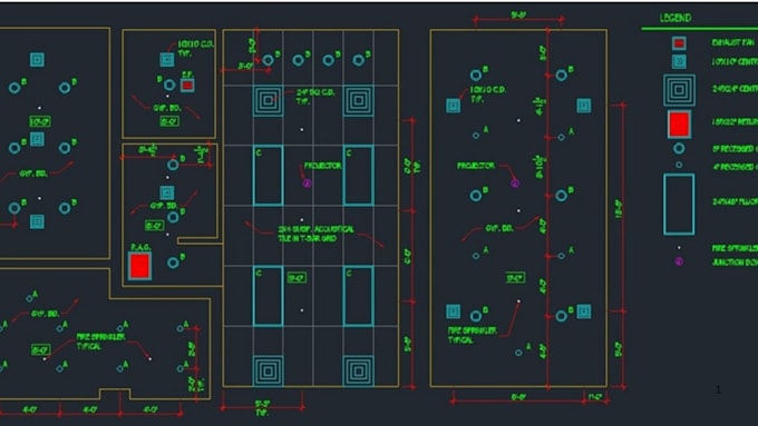 Design reflected ceiling plans detailed 2d drawings by Dannydopey88 ...