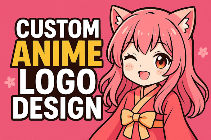 Custom anime logo desing,unique cute and professional by Aostoyyib | Fiverr