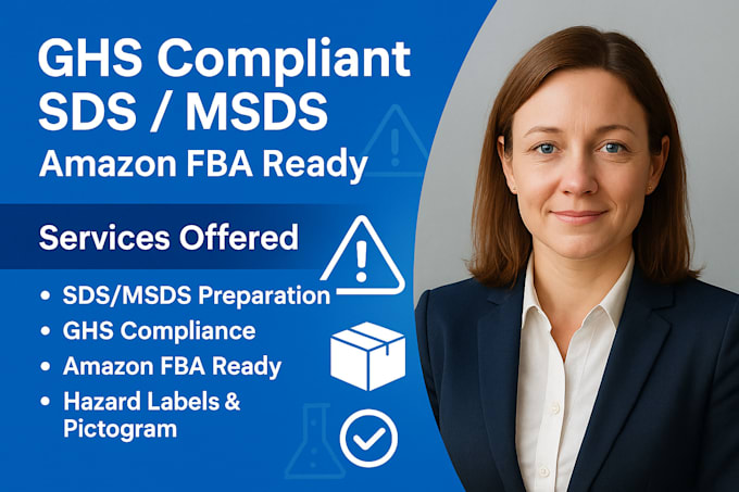 Create Ghs Compliant Sds Msds Safety Data Sheet For Amazon Fba By Sophiamartinezy Fiverr