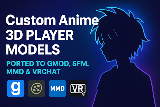 Create and port custom player models to garrys mod, gmod, sfm, mmd and ...