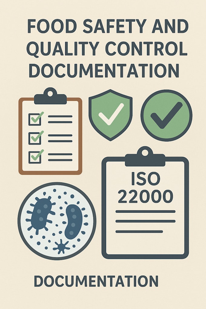 Food safety and quality control documentation by Neslihanzdmr | Fiverr