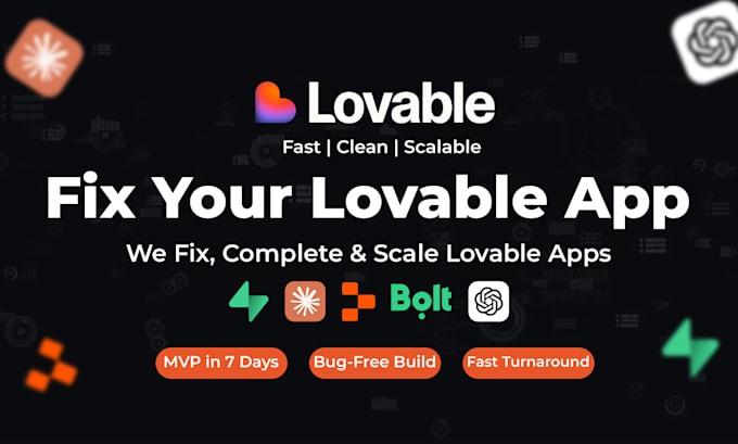 Fix and complete your lovable vibe coding website and app by Who_iqrar | Fiverr