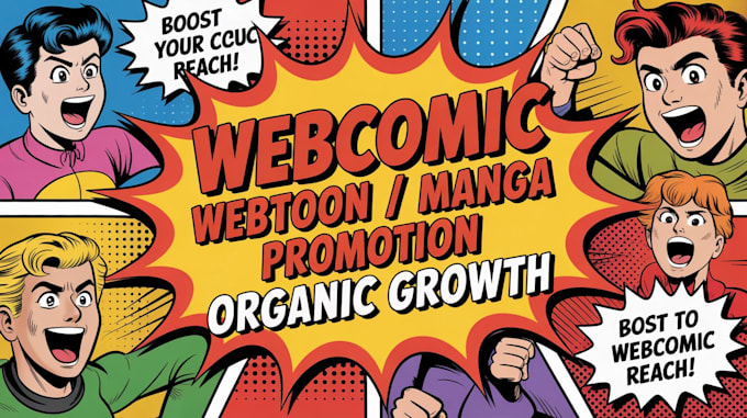 Promote your webtoon, webcomic promotion, comic, tapas, manga by David ...