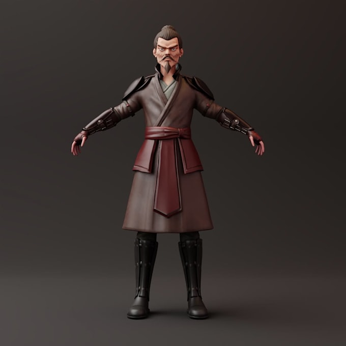 Create stylize low poly 3d model low poly character diorama 3d ...