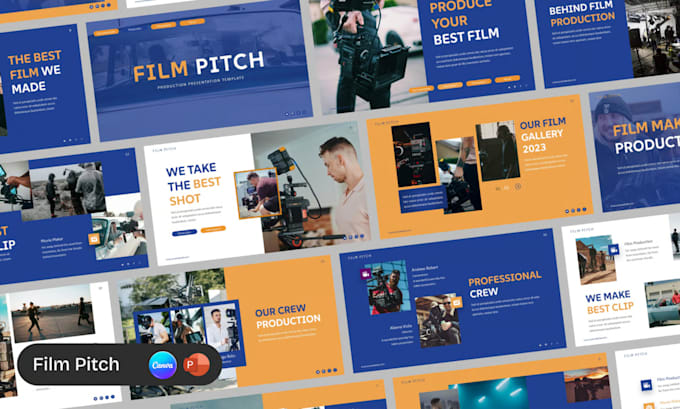 Design investor pitch deck powerpoint slides film pitch deck powerpoint ...