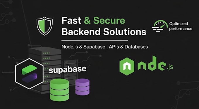 Create backend and apis with supabase and node js by M_bilal_ali_kk | Fiverr