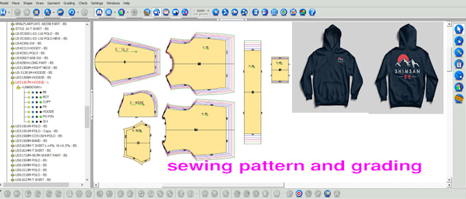 Sewing pattern and grading for any garment in pdf and dxf by Mdkhalil54 ...