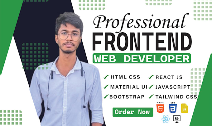 Develop website using html css javascript bootstrap and react js by Najatul11 | Fiverr