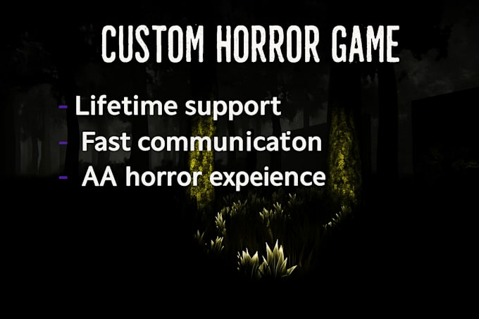 Make you a horror game for pc by Rafsan791 | Fiverr