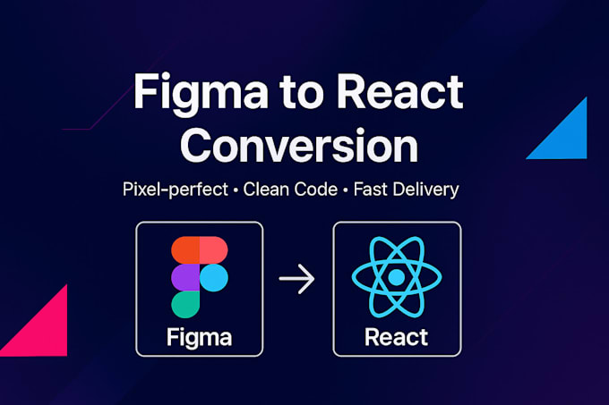 Convert figma to react web app with clean ui ux design by Alimuradswork ...