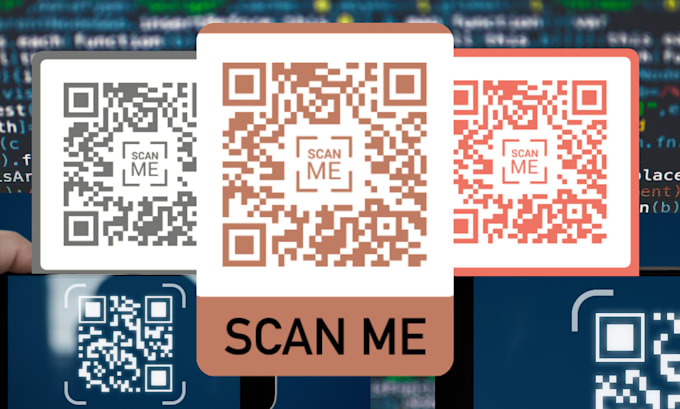 Do logo qr code bar code customize qr code qrcode qr code generator vcards by Morgan6100 | Fiverr