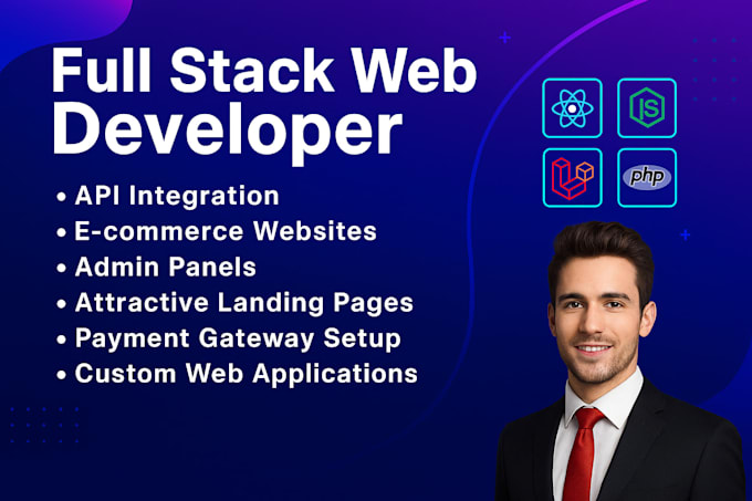 Be your full stack developer react js, nodejs mern expert by Salehatahir3 | Fiverr