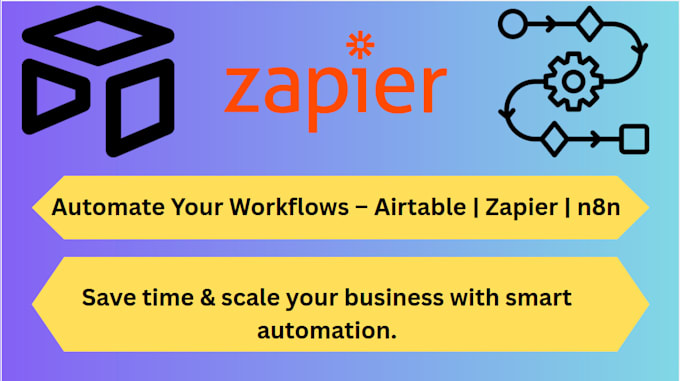 Automate your business workflows with airtable, zapier, or n8n by Janweise | Fiverr
