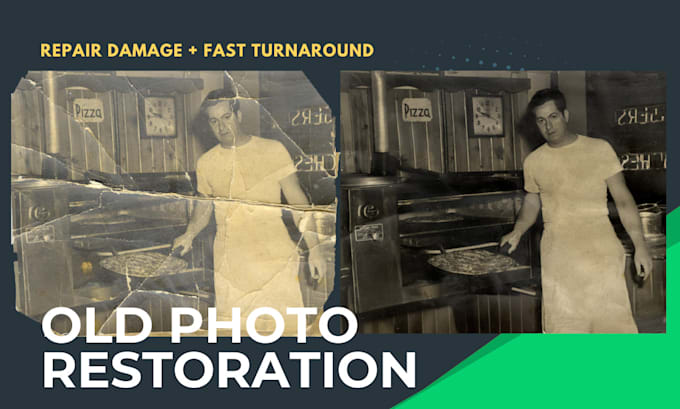Digitally restore old photos and repair damage by Hollynabil | Fiverr