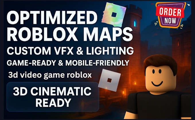 Optimize your roblox game map with vfx and lighting 3d game video ...